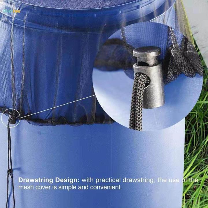 Mesh Cover for Rain Barrel Net Covers Rain Barrel Netting Screen for ...