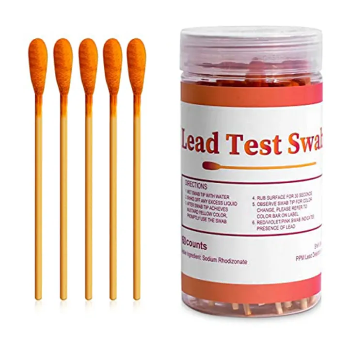 Lead Paint Test Swabs Kit 60 Pcs Lead Test Kit Swabs Home Lead Test Kit ...