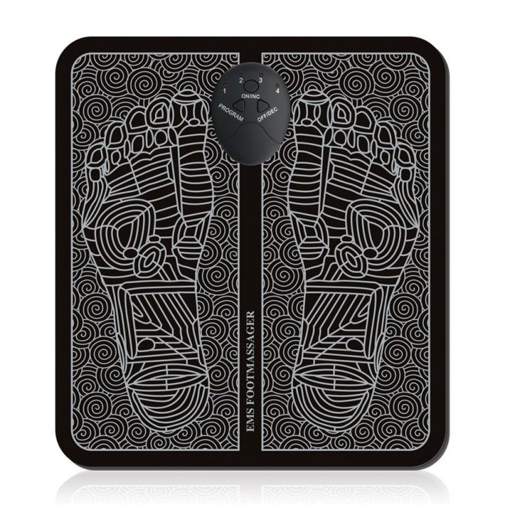 Fitness EMS Tens Acupuncture Foot Massager Muscle Acupoint Mat B ...