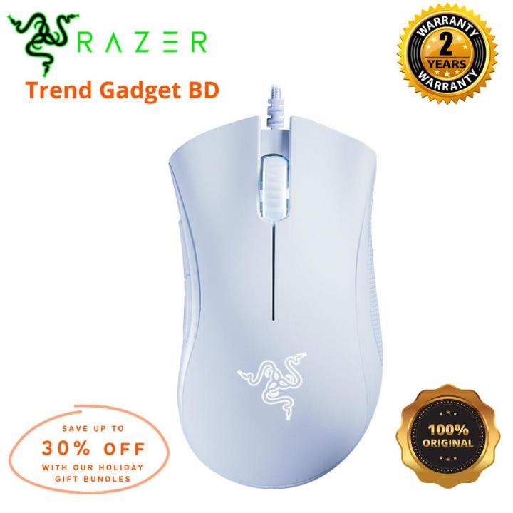 Razer DeathAdder Essential Gaming Mouse-White | Daraz.com.bd