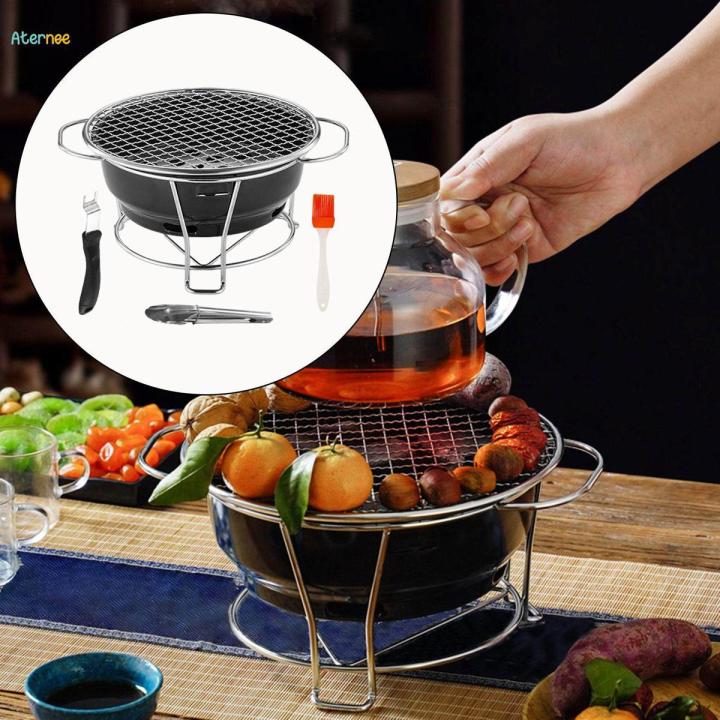 Barbecue Grill Camping Grilling Steak for Outdoor Backpacking | Daraz ...