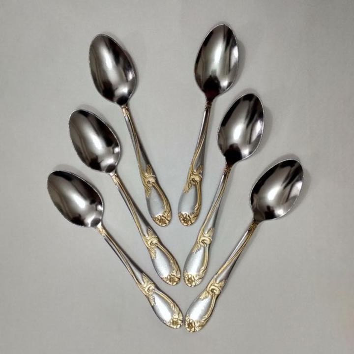 6-Piece Stainless Steel Spoon Set - Multi-Design - Versatile And ...