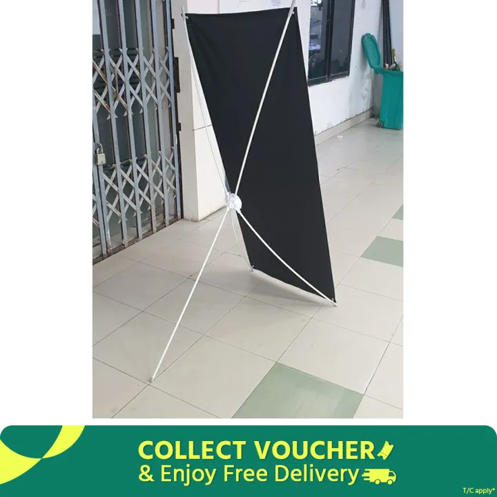 Stand X Banner 5fit by 2fit, X- Banner Stand (Silver Colour) | Daraz.com.bd