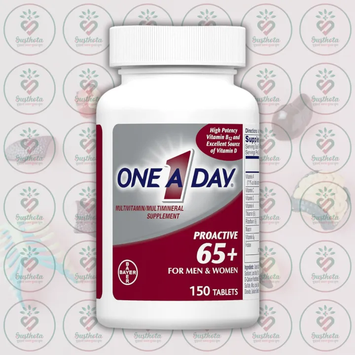ONE A DAY Proactive 65+ Men & Women Multivitamin – 150 Tablets – with ...