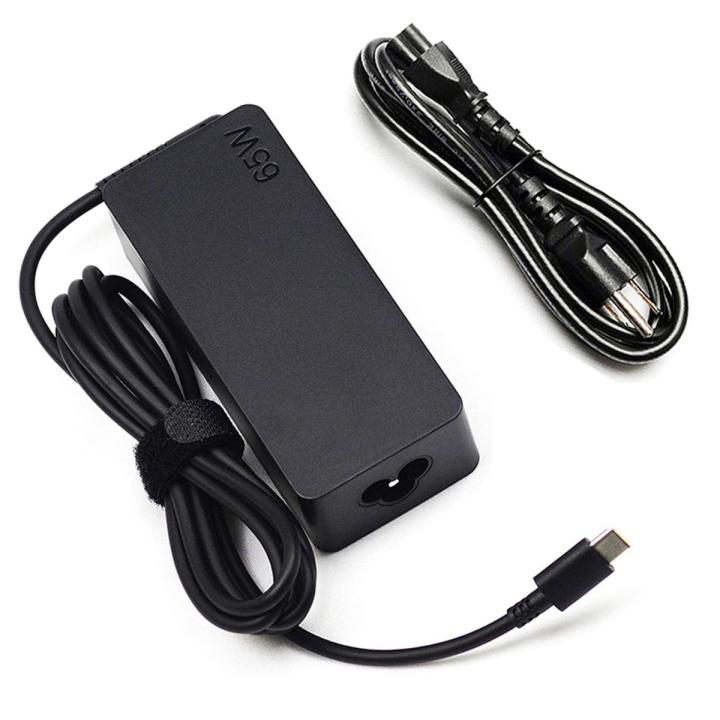 65W USB Type C Laptop Charger for Lenovo Chromebook 100E ThinkPad T480 ...