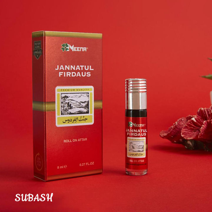 Janntul Firdaus-Made In India-Premium Roll on Traditional Attar-8ml ...