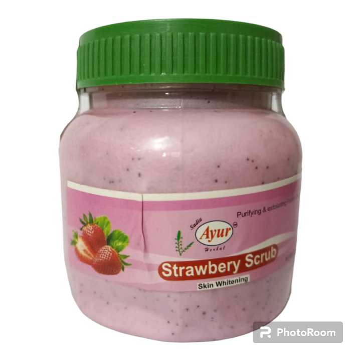Ayur Strawberry Scrub Skin Whiten | Daraz.com.bd