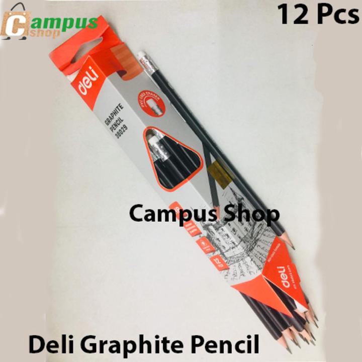 Deli Graphite Pencil 12pcs Pack | Daraz.com.bd