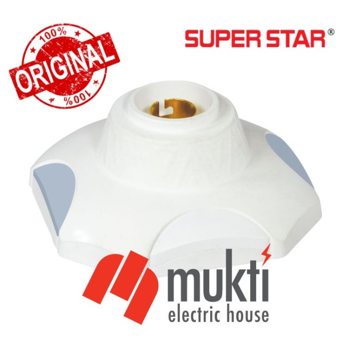 Super Star SSG Hexagon Holder B-22 Pin Premium Batten White B22 Light ...