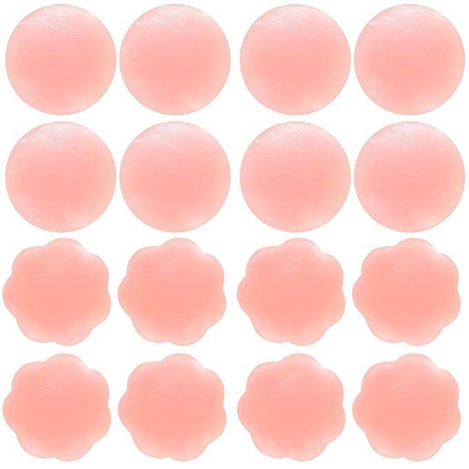 Woman Reusable Invisible Adhesive Silicone Cover Pads | Daraz.com.bd