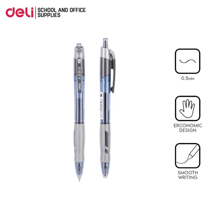Deli EG08-BK Gel Pen Sign Pen 0.5mm Black 1 Pc | Daraz.com.bd