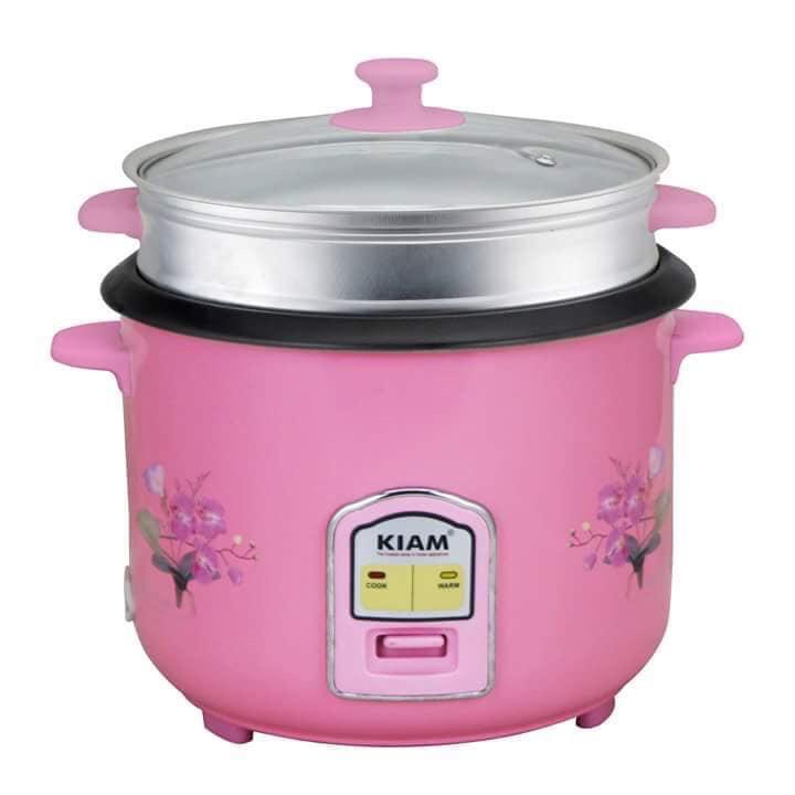 KIAM Rice Cooker 2.8 Liters Straight Full Body One Non Stick Pot 1000 ...