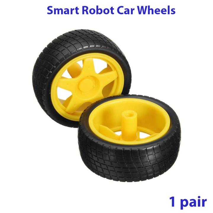 Tt Motor Wheels Model Robot Car Wheel Diameter 65Mm Yellow - Remote ...