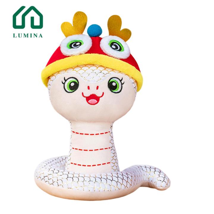 Lumina Cartoon Snake Plush Toy Year of t Snake Plush Toy Cute Chinese ...