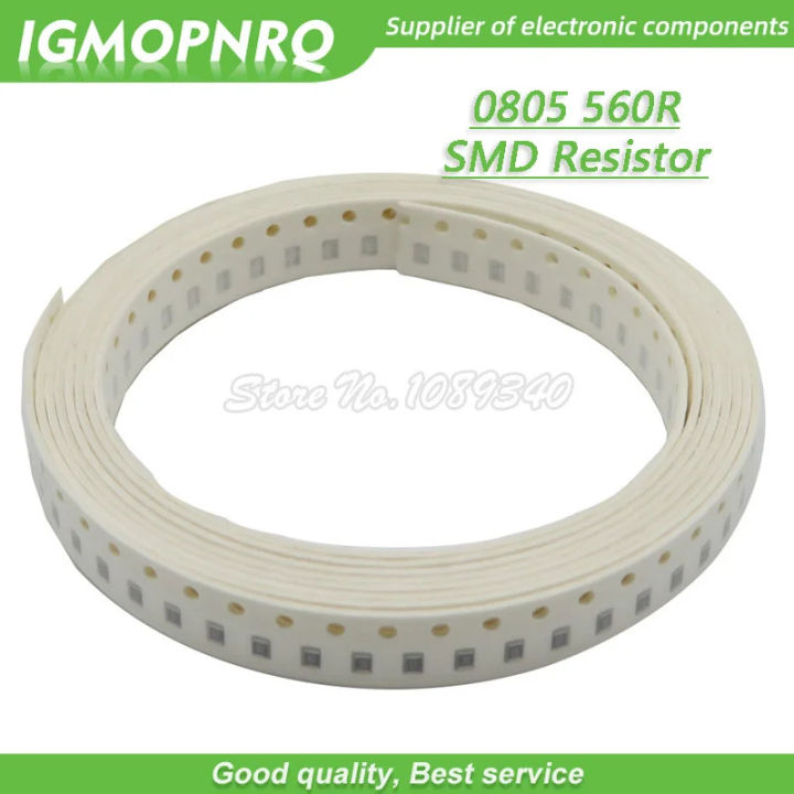 300pcs 0805 SMD Resistor 560 ohm Chip Resistor 1/8W 560R ohms 0805-560R ...