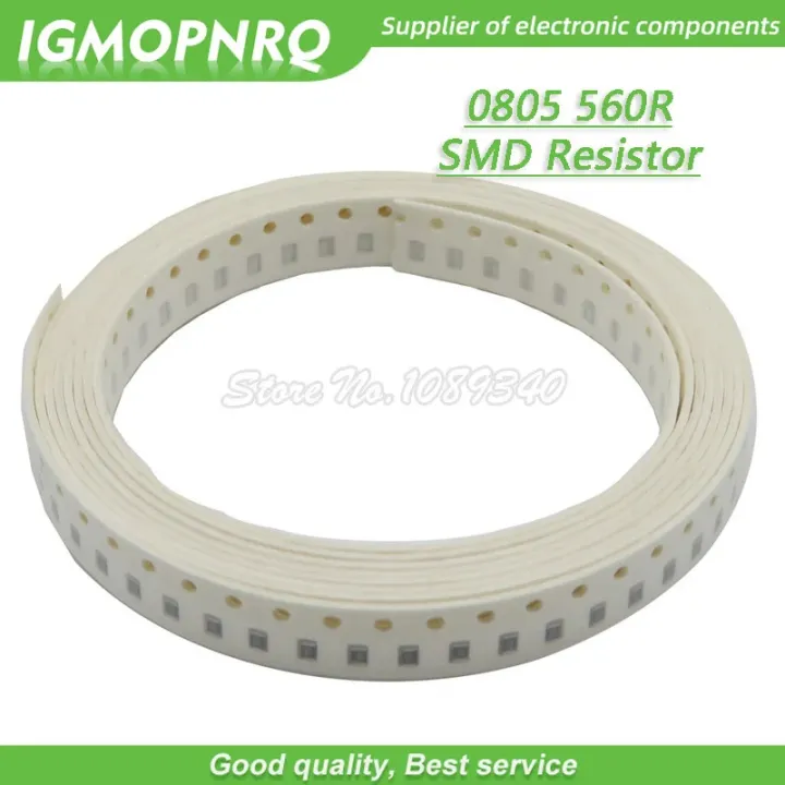 300pcs 0805 SMD Resistor 560 ohm Chip Resistor 1/8W 560R ohms 0805-560R ...