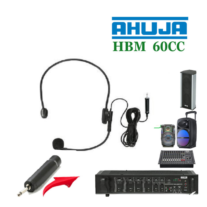 Ahuja HBM-60CC With 3.5 Mm Jack Microphone 6M Wire - Microphone ...