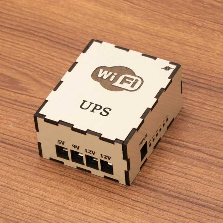 Mini UPS Box For Router Power Bank- Mini Router UPS Borad Box-Fiver ...