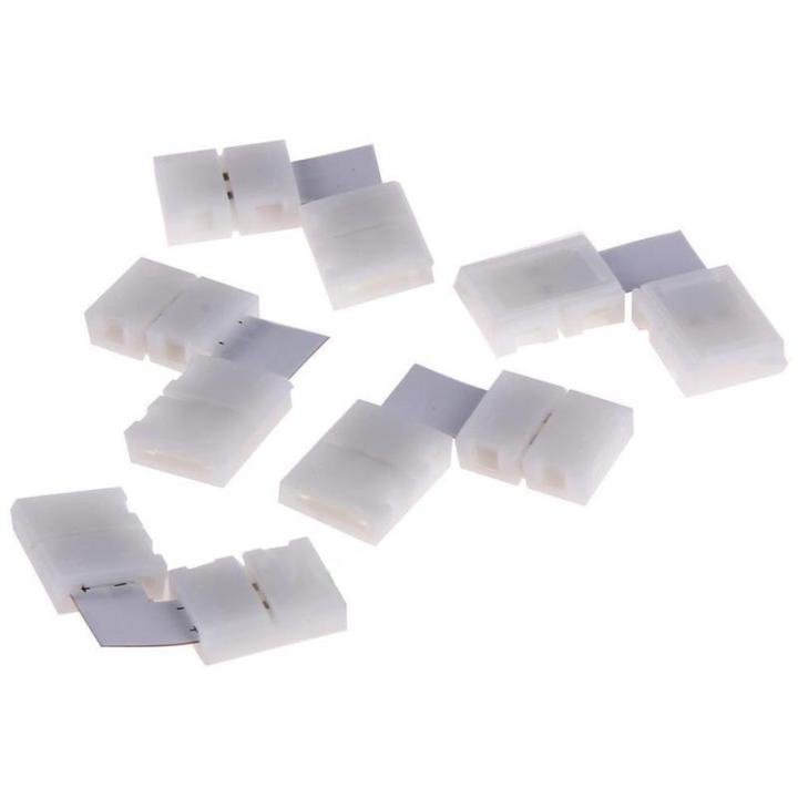 LED Strip Connector 4Pin 10mm L Shape For Connecting Corner Right Angle ...