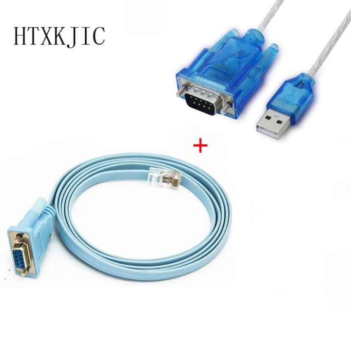 Console Cable RJ45 Ethernet to Rs232 DB9 COM Port Serial Female Routers Network Adapter Cable ...