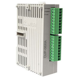 Delta Analog input/output extension modules, Model: DVP06XA-S2, Power ...