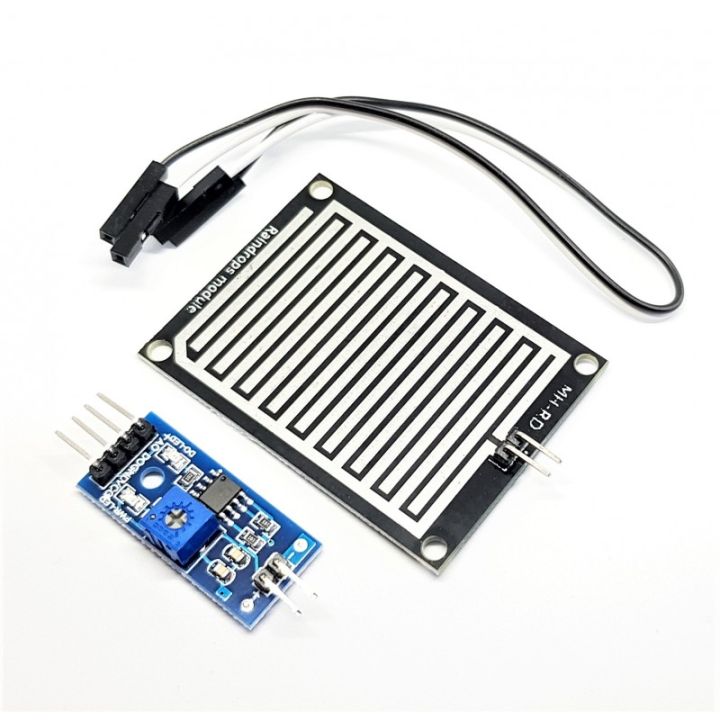 Large Area Rain Sensor DC 3V 5V Weather Raindrops Rainwater Module 5V ...