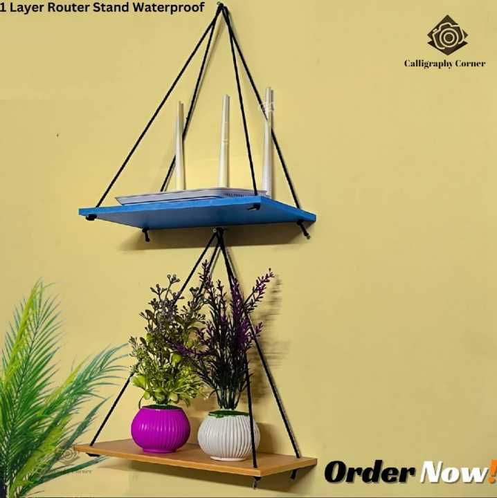 1 Layer Router Stand For Indoor & Outdoor , Portable And Smart Washable ...