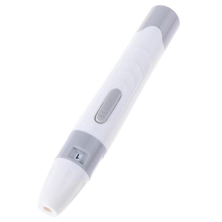 Lancet Pen Lancing Device For Diabetics Blood Collect 5 Adjustable ...