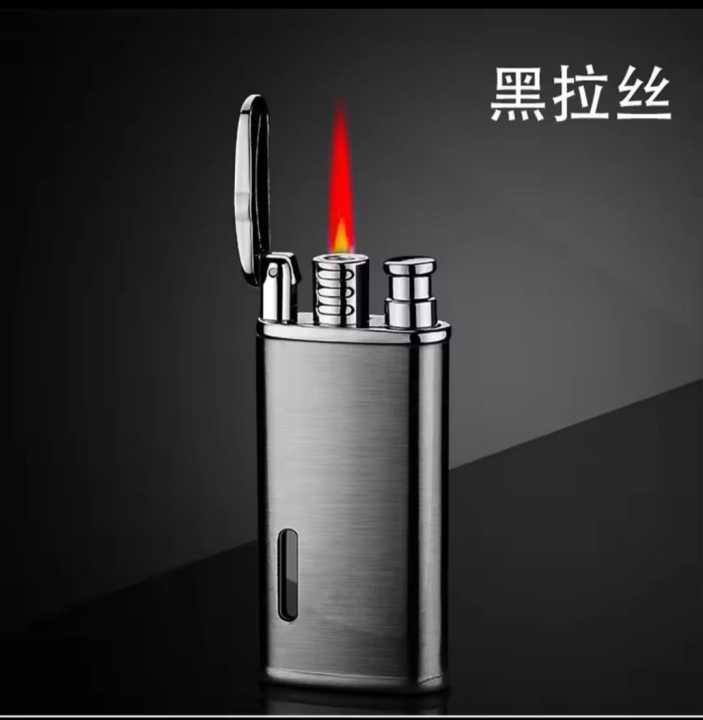 Lcb Lighter Gas Inflatable Windproof Metal Durable General Cigarette ...