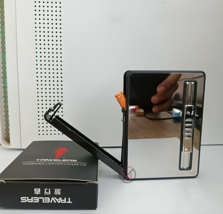 Adjustable 2-in-1 Refillable Gas Lighter Box | Daraz.com.bd