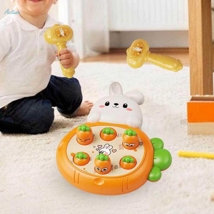 Interactive carrot montessori whack a carrot Game for Game Pretend Play ...