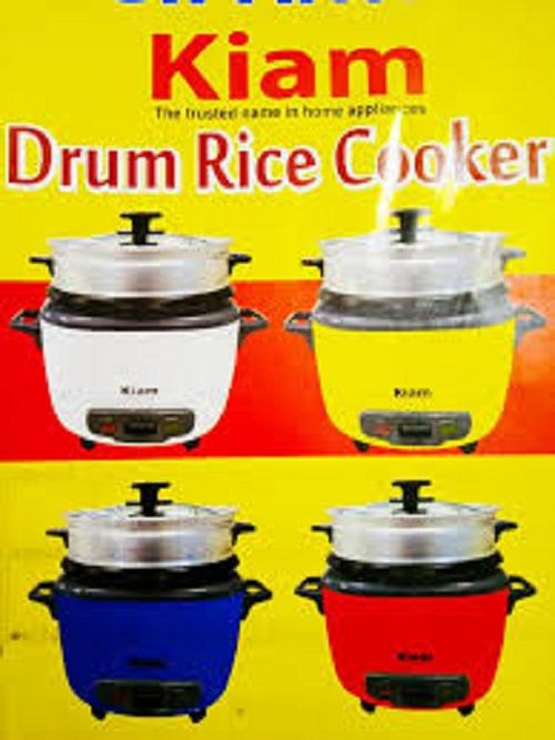Kiam Drum Rice Cooker DRC-9704 NS (2.8L-Dobule pot) | Daraz.com.bd