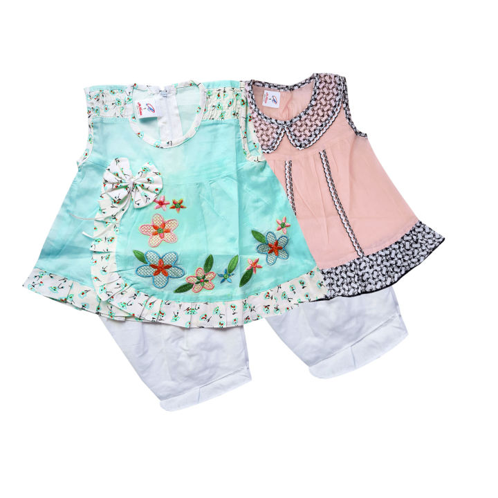 Beutiful and comfortable 2 combo dress for girls | Daraz.com.bd