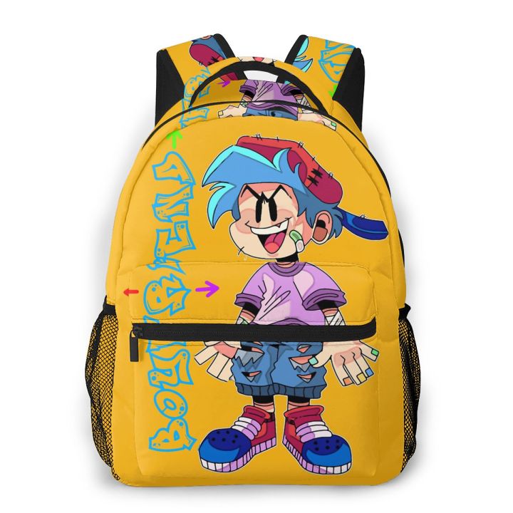 Boyfriend Backpack For Girls Boys Friday Night Funkin Travel Rucksack ...