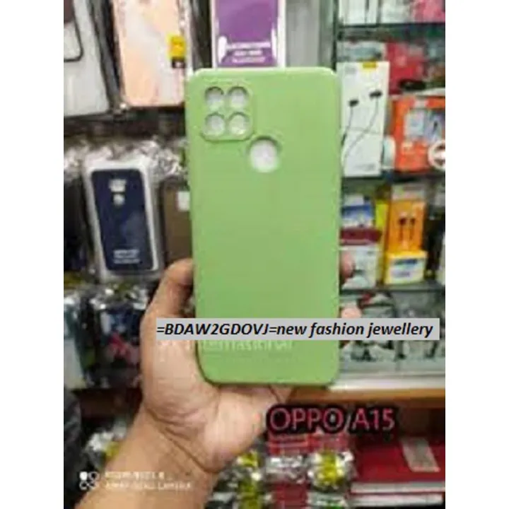 Oppo a15 এর জন্য সিলিকন কেস ব্যাক কভার | Daraz.com.bd