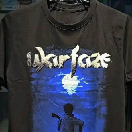 MEN'S COTTON T-SHIRT WARFAZE WITIE AND BLUE COMBINATION | Daraz.com.bd