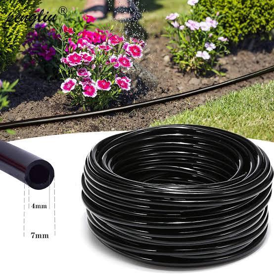 50-Feet Long 4/7mm Flexible Pipe, Drip Irrigation Microtube, Vinyl Tube ...