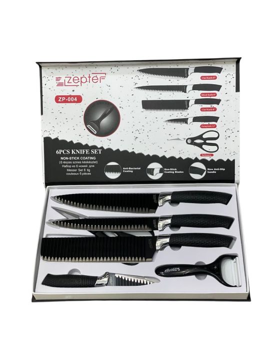 Stainless Steel Kitchen Zepter (Black) - 6 Pcs Set - Elevate Your ...