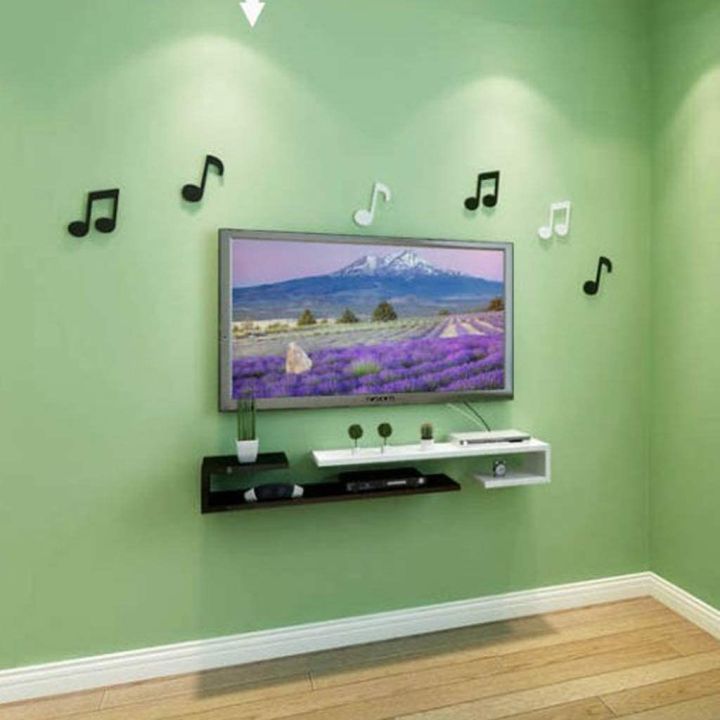 Wall-Mounted TV Rack Hanging TV Cabinet TV Shelf 2 Independent Units ...
