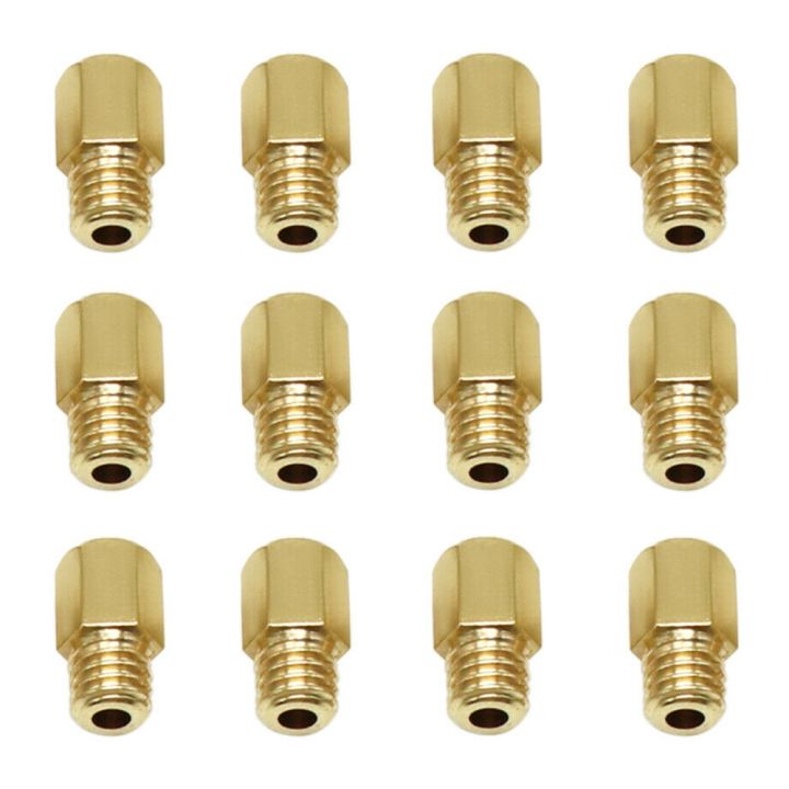 12Pcs Motorcycle Carburetor Main Jet Carburettor Main Nozzle Gauge Nozzle for Mikuni VM TM Carb ...