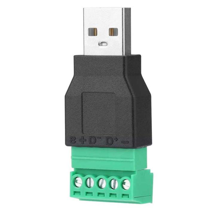USB terminal 2-pin male connector to 5-pin screw | Daraz.com.bd