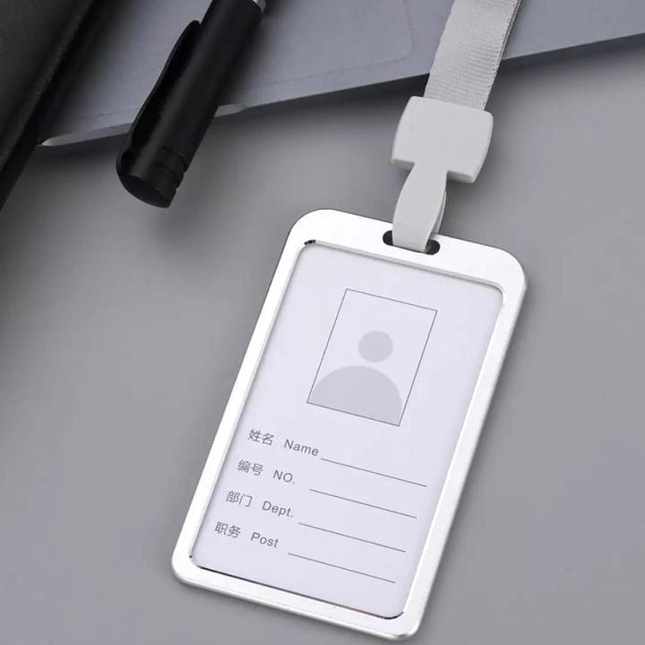 Metal Business Card Case Holder Aluminum ID Card Holder Student ID Card ...
