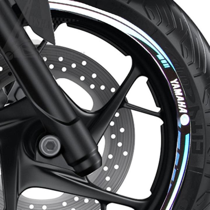Wheel Stickers Reflective Decals for Motorcycle Rim Tape Strips -Yamaha ...