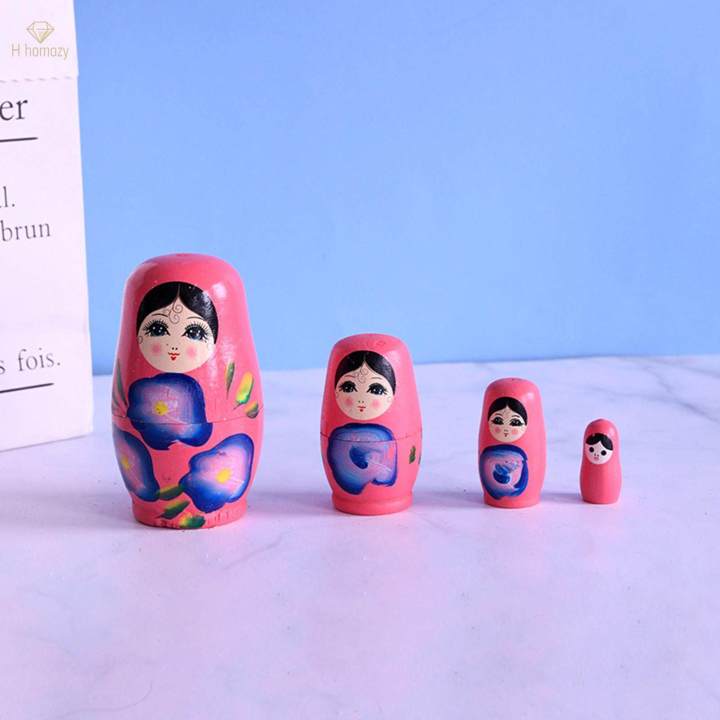 4Pcs Nesting Doll Toy Cute Children Toys Matryoshka Dolls Crafts ...