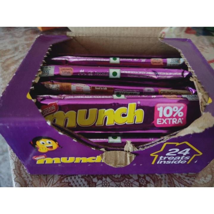 Munch Chocolate Wafer 24Pcs Packet(11.1gm Per Pieces) | Daraz.com.bd