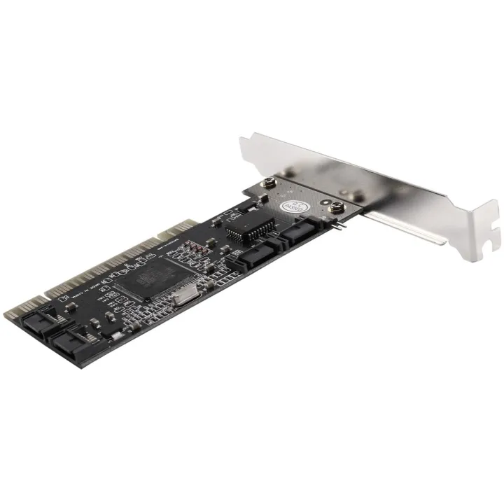 Built-in transfer card-2 x 4-port PCI to SATA conversion card-black ...