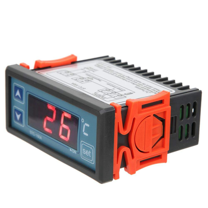 2X STC-100A Temperature Controller Cool Heat Refrigerator Thermostat ...
