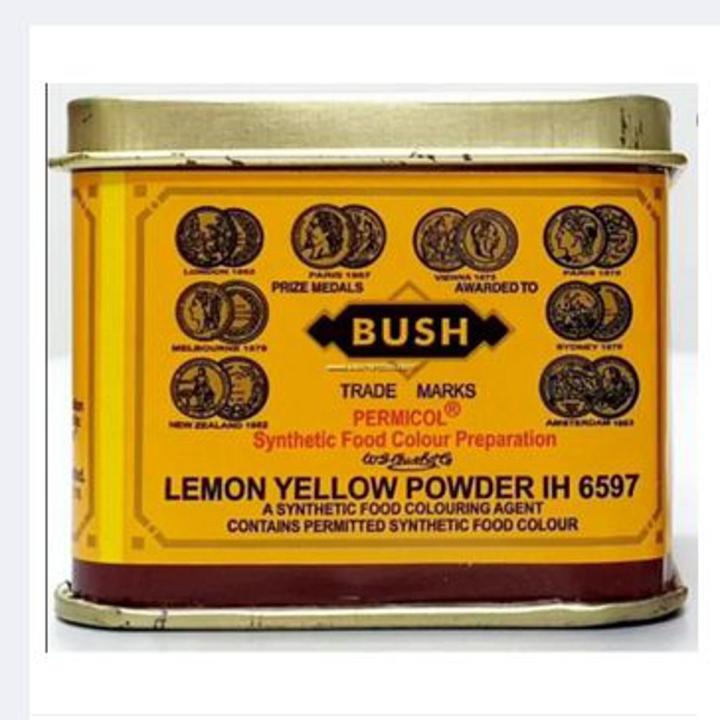 BUSH COLOUR LEMON YELLOW POWDER 100GM | Daraz.com.bd
