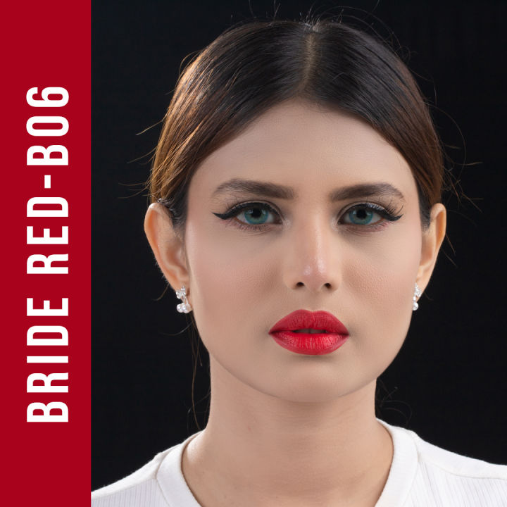 Nirvana Color Matte Bullet Lipstick - Bride Red B06 Clearance sale ...