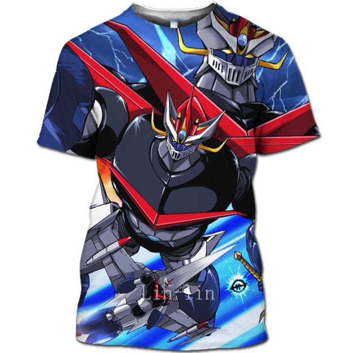 2021 3d cartoon shirts, men's mechanical brothers and Harajuku shirts ...